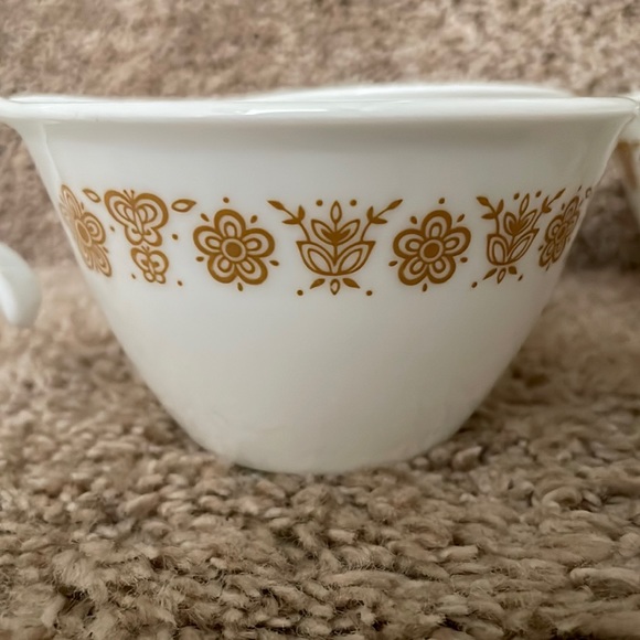 Corelle | Dining | Vintage Corelle Tea Cup With Butterfly Gold Pattern ...